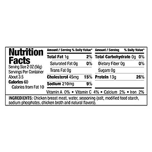 Kirkland Signature Chicken Breast, 12.5 Ounce (6) (Pack of 6)