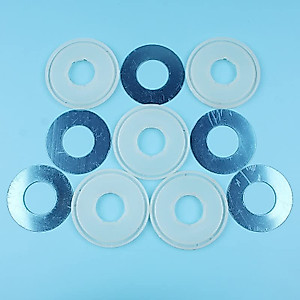 SIGOEC Patio, Lawn & Garden 5 Pair Clutch Washer Kit for 61 66 266 268 272 272XP Chainsaw #501831701,501535901 Replace Parts Outdoor Powertool Parts & Accessories