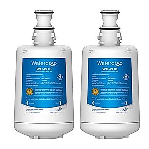 Waterdrop F-201R Water Filter Cartridge, NSF/ANSI 42 Certified, Replacement for InSinkErator F-201R Water Filter Cartridge for Hot Water Dispenser, pack of 2, Model No. WD-W10