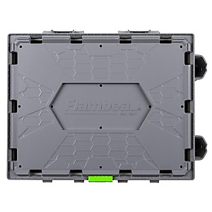 Flambeau Outdoors 455TKP Tuff Krate, Kayak Tackle Storage Solution, Fishing Organizer Crate, Premium, Gray