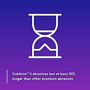 3M Cubitron II Hookit Clean Sanding Abrasive Disc 31374, 6 in, 180+ Grade, Pack of 50 Discs, Virtually Dust-Free, High Performance, Long Lasting, Multi-Hole Pattern, Feather Edging, Stock Removal