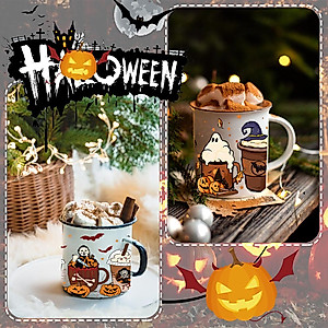 ArtCentury Uv Dtf Cup Wrap,10sheets Halloween Theme Stickers for Glass Cups Uv Dtf Rub On Transfers for Crafts Vintage Uv Dtf Cup Wrap Transfer Cup Stickers Decals Waterproof Glass Stickers for Cups