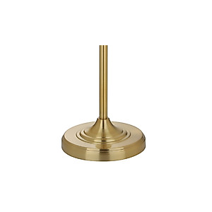 JONATHAN Y JYL2030A Evelyn 60" Crystal/Metal LED Floor Lamp Contemporary,Transitional,Traditional for Bedrooms, Living Room, Office, Reading, BrassGold/Clear