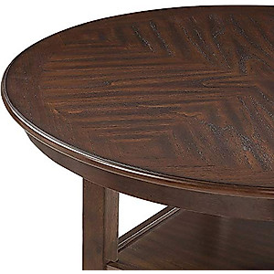 New Classic Furniture Amy 5-Piece Counter Dining Table Set, Cherry
