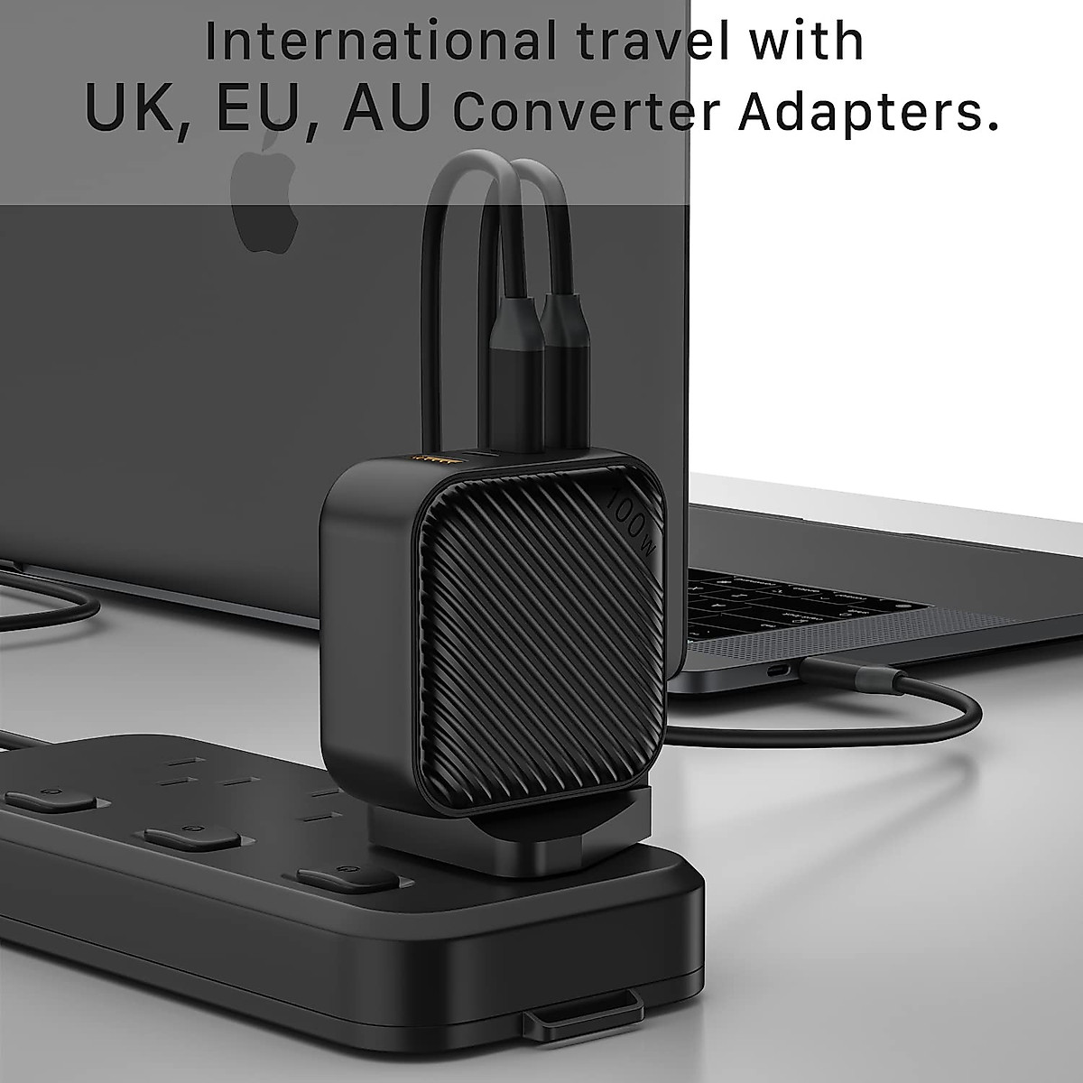 [Bundle] INVZI 67w GaN USB-C Charger and International Universal Travel Adapter Converter with UK, EU, AU Adapter