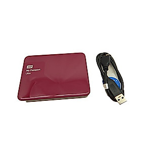 WD 1TB Berry My Passport Ultra Portable External Hard Drive - USB 3.0 - WDBGPU0010BBY-NESN