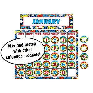 Teacher Created Resources Superhero Calendar Days (TCR5589)