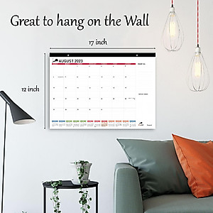 Desk Calendar 2023-2024 – Large Desktop Calendar Pad for Office or Home – Big Monthly Calendar 17" x 12" for Work with To-Do List & Notes | Calendar for Teachers, Student, Classroom (Runs 18 Months August 2023 - December 2024)