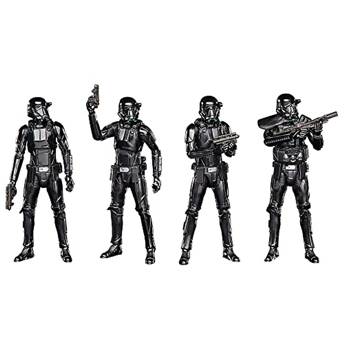 Star Wars, The Vintage Collection Imperial Death Trooper Action 4 Figure Set F5553 by Hasbro Black