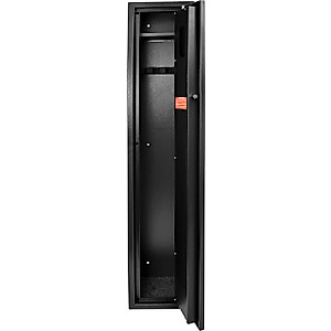 BARSKA New Large Quick Access Biometric Rifle Gun Safe Cabinet 9.8 in x 8.6 in x 52.17 in