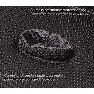Rezlli Baby Piddle Pad, Toddler Waterproof Liner Seat Protector Compatible with Car Seat Stroller with 3D Breathable Material Easy Drying (Pack of 1)