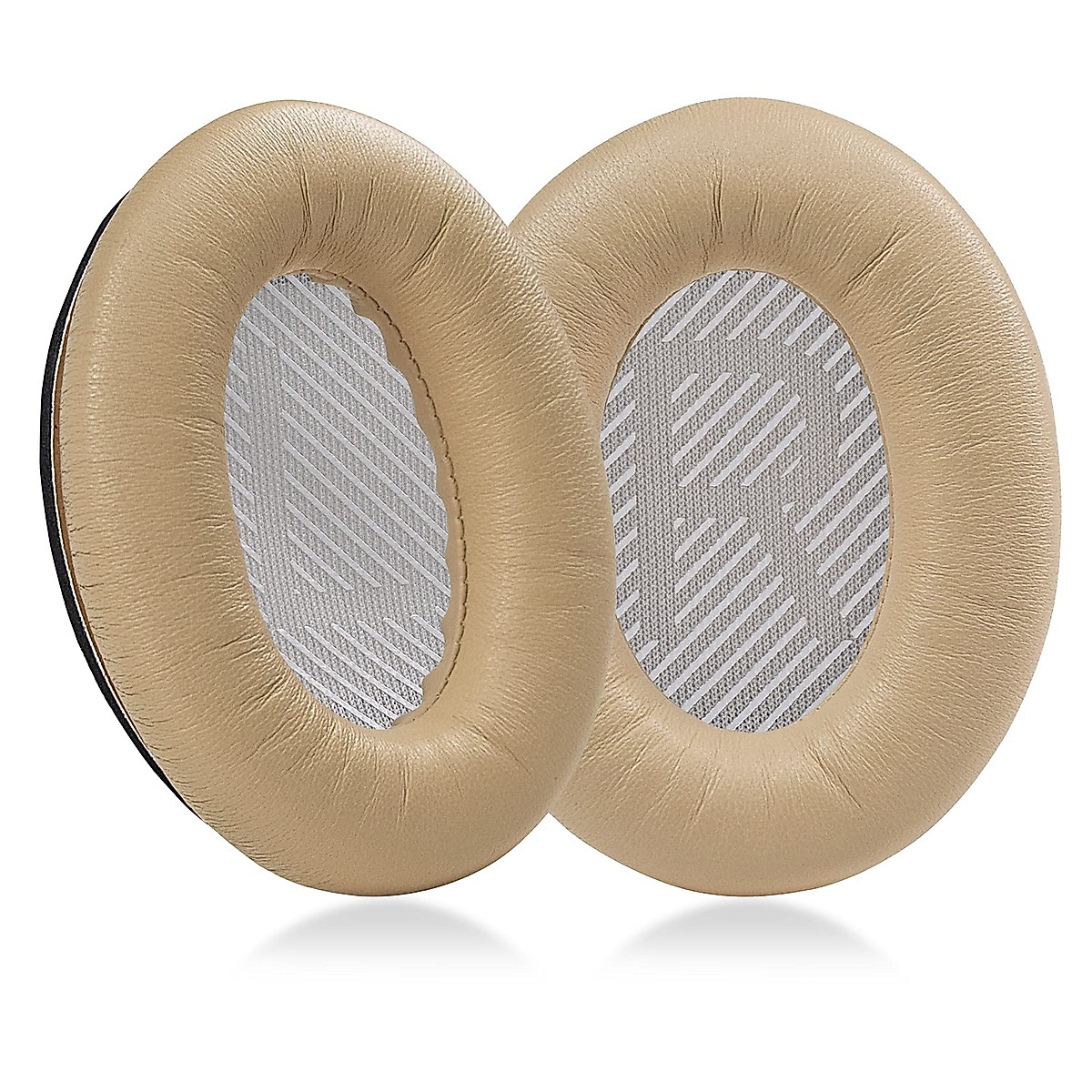 MOLGRIA Lambskin Ear Pads Cushion, Replacement Sheepskin Earpads for Bose Quiet Comfort QC 35 II QC35 QC35ii QC15 QC25 QC2 AE2 SoundLink SoundTrue Headphones(BA)