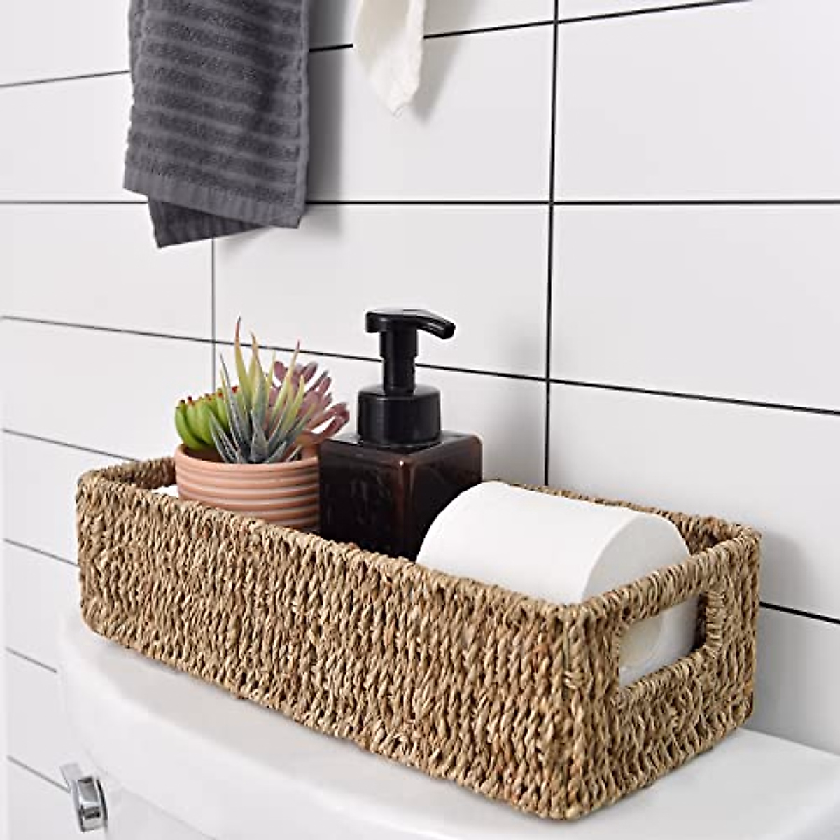 StorageWorks Seagrass Storage Baskets