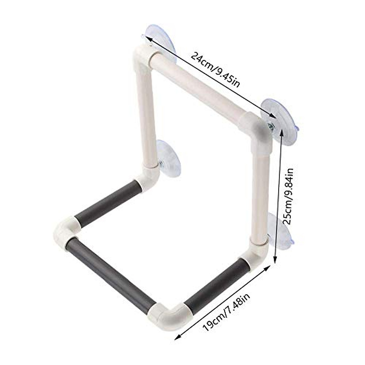 Tnfeeon Portable Birds Shower Perch, Parrots Stand with Suction Cups Window Shower Bath Wall Standing Toy for Medium and Small Parrots Birds