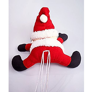 LCI Decorative Holiday Snow Surfing Set Handrail Wrap 5 Ft. Penguin Santa Snowman