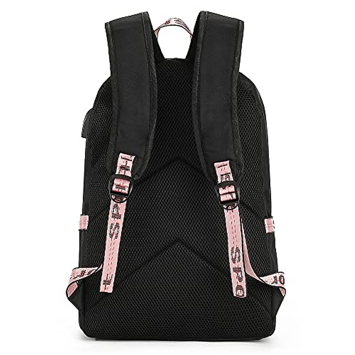 SPIRTUDE Spy x Family Backpack for School Anya Forger Bookbag Anime Backpacks with USB Charging Port, 17inch (B)