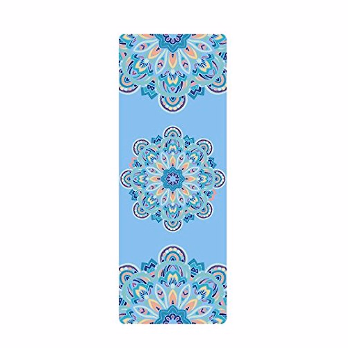 Meileer Yoga Mat |Travel Yoga Mat| Foldable Lightweight Anti-Slip Quick Dry Luxurious Yoga Mat/Towel|1mm Thick|Spray Bottle Included (Cytzle)