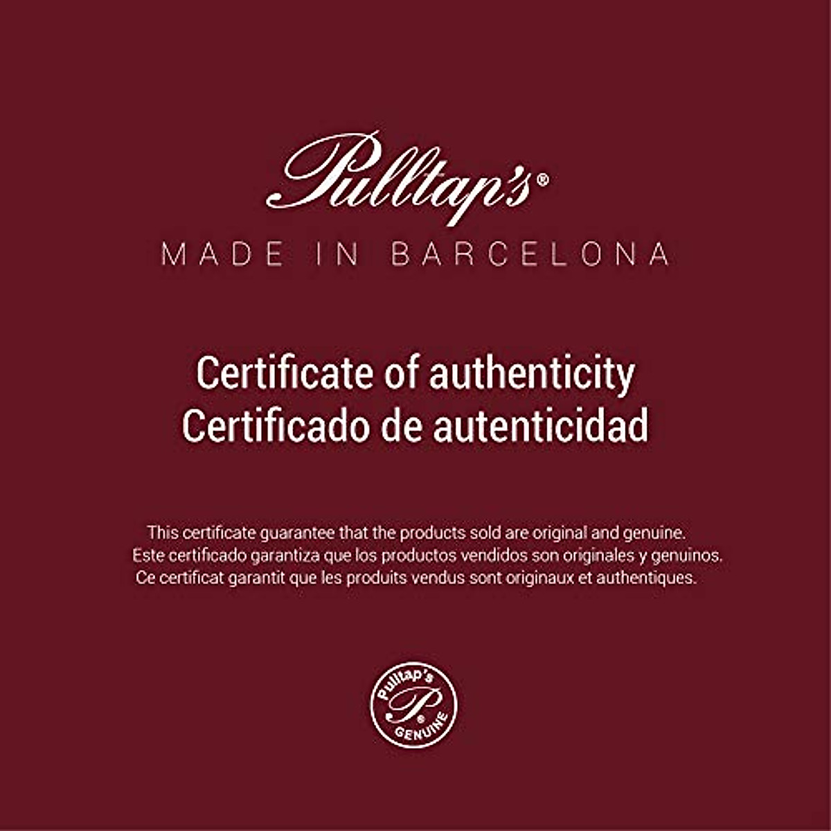 Pulltap's Genuine Classic 500 Corkscrew Wine Key Bottle Opener (Black/Black)