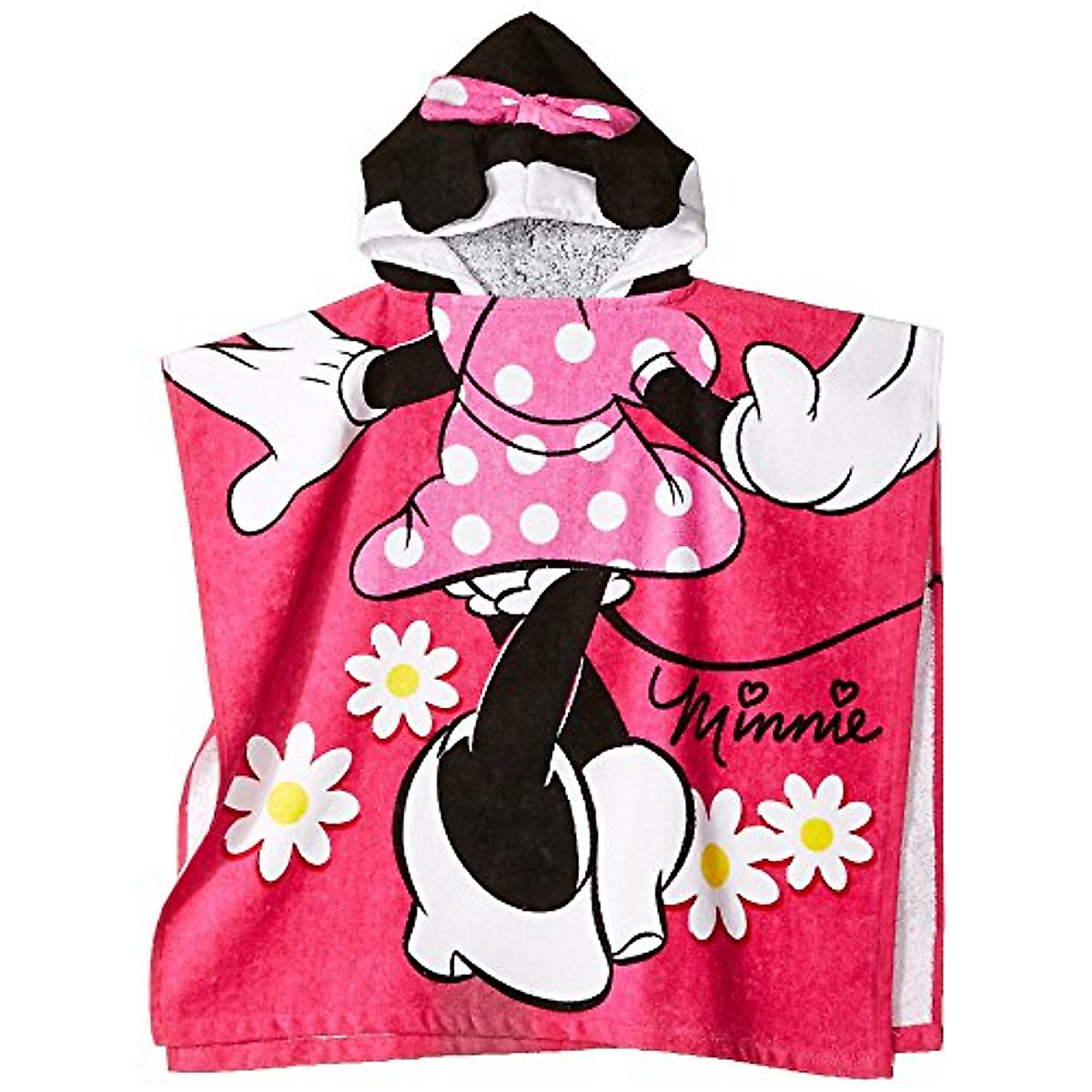 Disney Minnie Mouse 22" x 22" Hooded Poncho Bath/Beach Towel