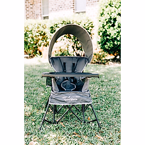 Baby Delight Go with Me Jubilee Deluxe Portable Chair | Indoor and Outdoor | Sun Canopy | Grey