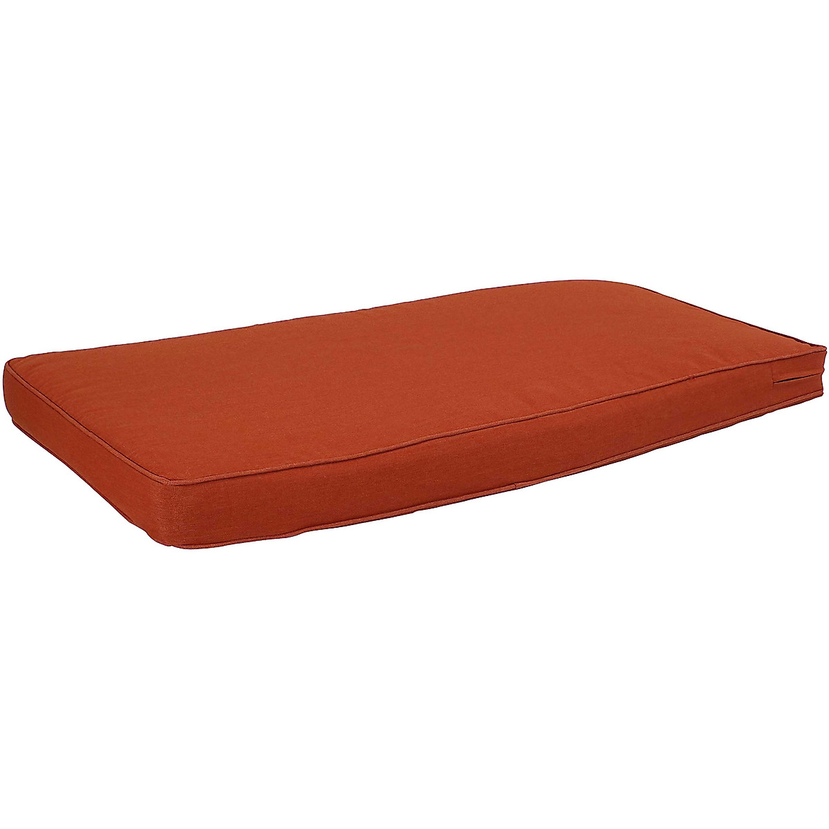 Sunnydaze 41-Inch x 18-Inch Weather-Resistant Indoor/Outdoor Bench Cushion - Rust
