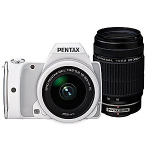 Pentax K-S1 SLR Lens Kit with DA L 18-55 mm and DA L 55-300 mm (White)