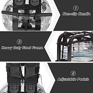 LONABR Water Rowing Machine Steel Frame Water Rower with Digital Monitor Adjustable Resistance Home Gyms Training Fitness Equipment 330lbs Weight Capacity