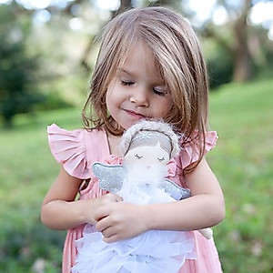 Mon Ami Angel Stuffed Doll - 15", Silver, Soft Elegant Plush Doll for Little Girls, Use as Toy or Room Decor, Great Gift for Kids of All Ages