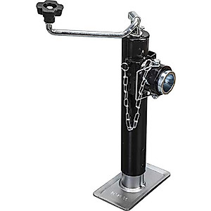 TCE 2000 LBs Capacity Weld on Pipe Mount Swivel Trailer Jack, ATR39003U , Black