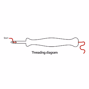 Easy Smaller Size DIY Craft Punch Needle Embroidery Kits Rug for Starter Kits with Stamped Color Pattern with Instruction,Yarn and Wood Needle Pen,15cm Hoop (Christmas Penguin),(Guyee0918Punch02)