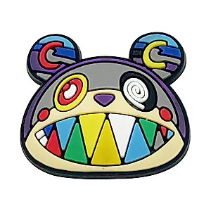 DimiGlobal 20Pcs shoe charms for Kids Cute Flower Shoe Charms for Girls and Women Girly Shoe Decoration Party Favor shoes charms Pins Accessories Party Gifts (20)