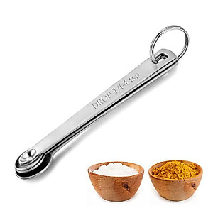 LIUSM Mini Measuring Spoons Set,Stainless Steel Measuring Spoons Set (Set of 5)
