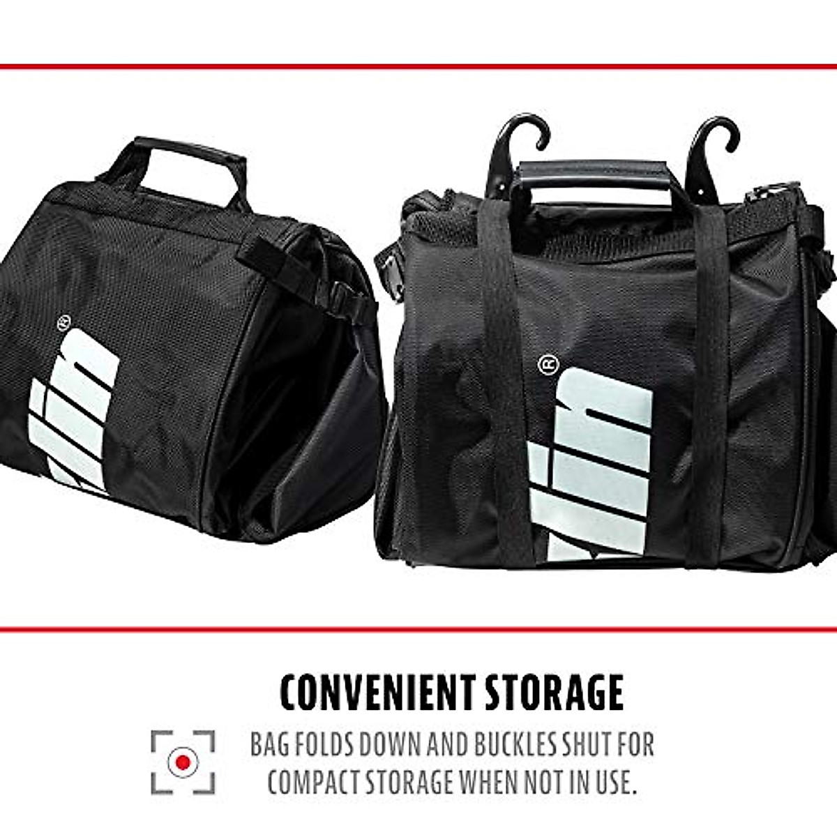 Franklin Sports Traveler Roller - Baseball and Softball - Equipment Bag - Compartment- Black - 1680D Polyester - Water Resistant- Black