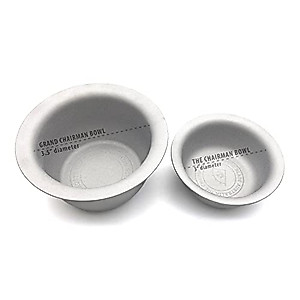 Vikings Blade Luxury Shaving Soap Bowl, Sandblasted Steel for Fast, Thick Lather, Unbreakable, Tactile Texture, Great for Standard Sized Pucks & Soaps (The Chairman, 3” Diameter)