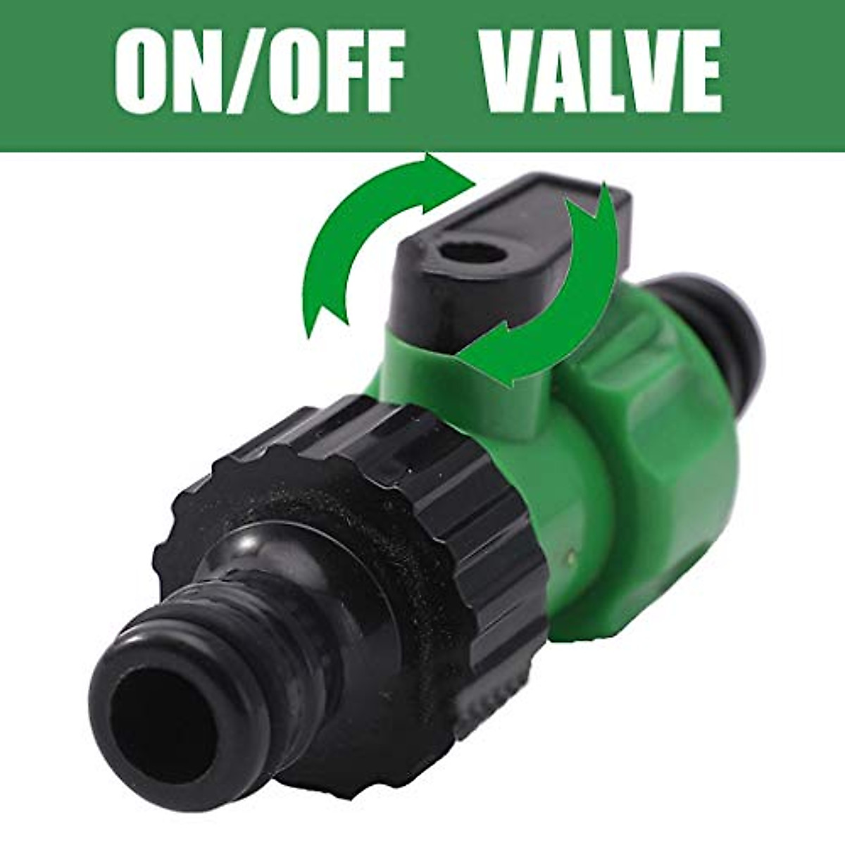 Juesi Misting Cooling System- Outdoor Patio Trampoline Sprinkler Hose Kit for Kids, Waterpark Watering Automatic Distribution System Attachment for Summer Water Fun Yard Garden (32.8FT)