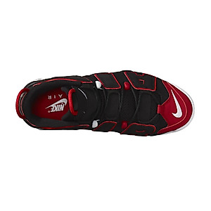 Nike mens Air More Uptempo '96, Black/Black-university Red, 11