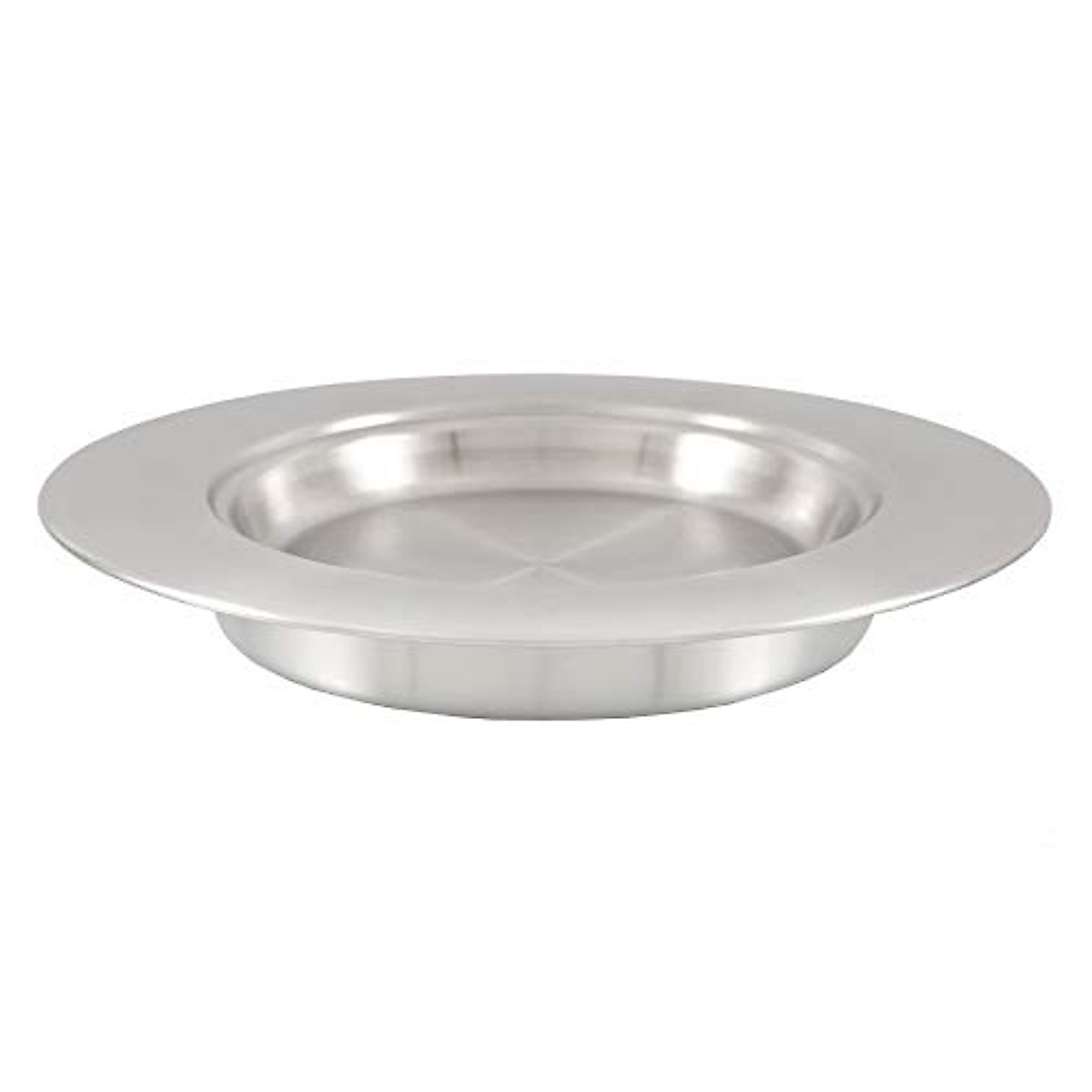 Communion Ware Holy Wine Serving Tray with A Lid & A Stacking Bread Plate with A Lid + 40 Cups - Stainless Steel (Matte)