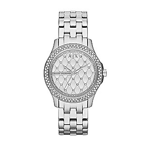 AX ARMANI EXCHANGE Women's Stainless Steel Watch, Color: Silver (Model: AX5215)