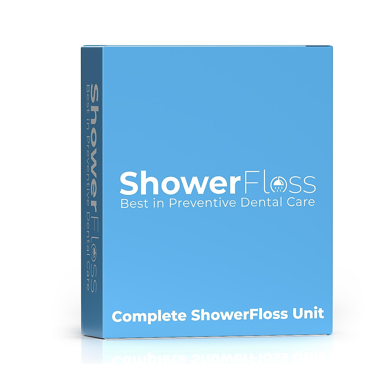 SHOWER FLOSS Water Dental Flosser - Convenient for Teeth, Attaches to Your Shower Head - Easy Installation, Adjustable Temperature & Pressure - Dentist Recommended