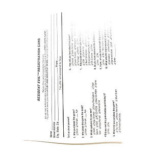 Resident Evil - Sega Saturn