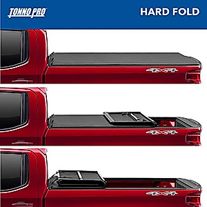 Tonno Pro Hard Fold, Hard Folding Truck Bed Tonneau Cover | HF-158 | Fits 2014 - 2018, 2019 Ltd/Lgcy Chevy/GMC Silverado/Sierra 1500 6' 7" Bed (78.8")