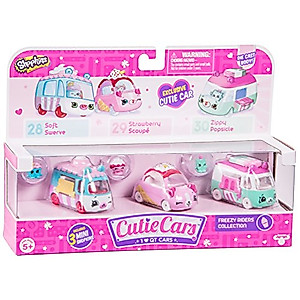Shopkins Cutie Car Spk Season 1 Freezy Riders Toy 3 Pack