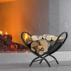 Fire Beauty Fireplace Log Holder Folding Firewood Rack Indoor, Outdoor Firewood Rack,Stacking Rack,Storage Rack for Firewood
