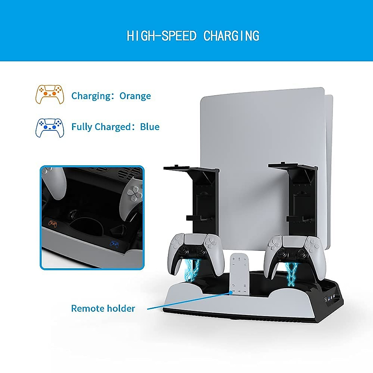 JDDWIN Case Compatible with PlayStation Portal (Zinc grey)