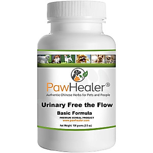 Urinary Free The Flow-Basic 100 Grams - Bladder Stones Dogs - Natural Remedy Stone Prevention in Dogs - 100 Grams-Herbal Powder - Mix into Food…