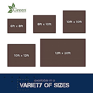 Tarps Heavy Duty Waterproof - Tarp Cover Brown/Silver, Thick Material, Tear Proof, UV Resistant, Heavy Duty Edges, Boat Tent, RV or Pool Cover 10x12