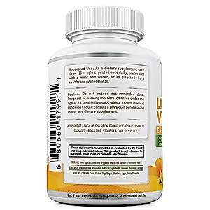 Nurture Alley Liposomal Vitamin C 2100mg- 180 Capsules High Absorption Ascorbic Acid - Supports Immune System and Collagen Booster - Powerful Antioxidant High Dose Fat Soluble Supplement