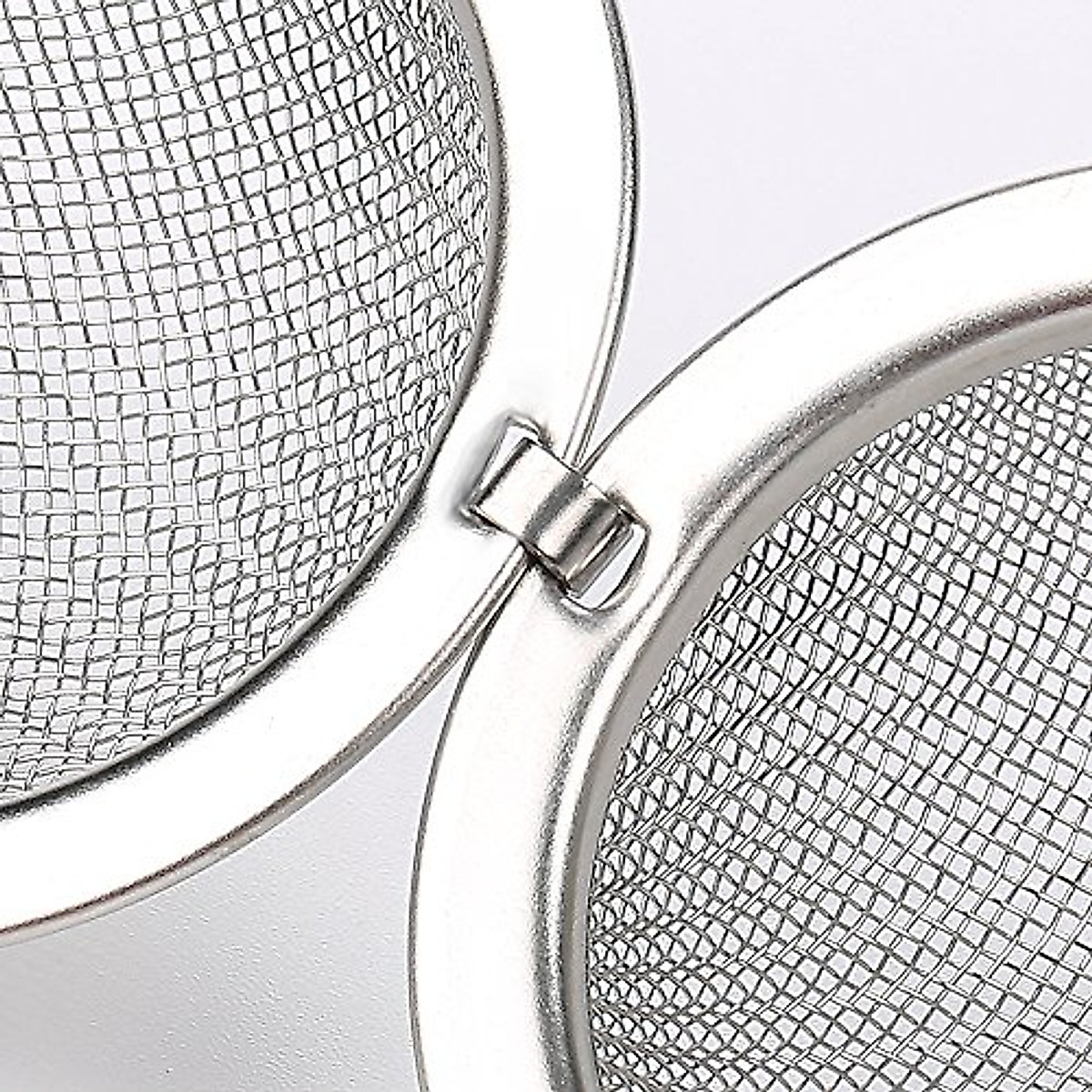 Siasky 2PCS Stainless Steel Mesh Tea Infuser, 2.1 Inch Tea Ball Tea Strainer Tea Diffuser Tea Steeper for Filtering Tea