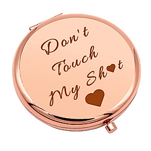 Funny Gifts for Women Compact Makeup Mirror for Sister Daughter Fun Birthday Gifts for Women Funny Saying Gifts for Women Sarcastic Gifts for Her Folding Makeup Mirror Christmas Retirement Gifts