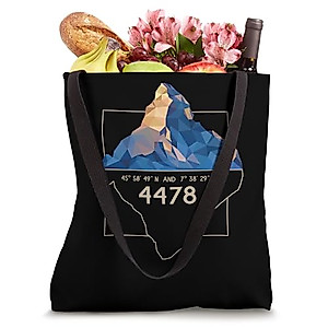 Mount Matterhorn Switzerland Hike Climb Swiss Hiking Gifts Tote Bag